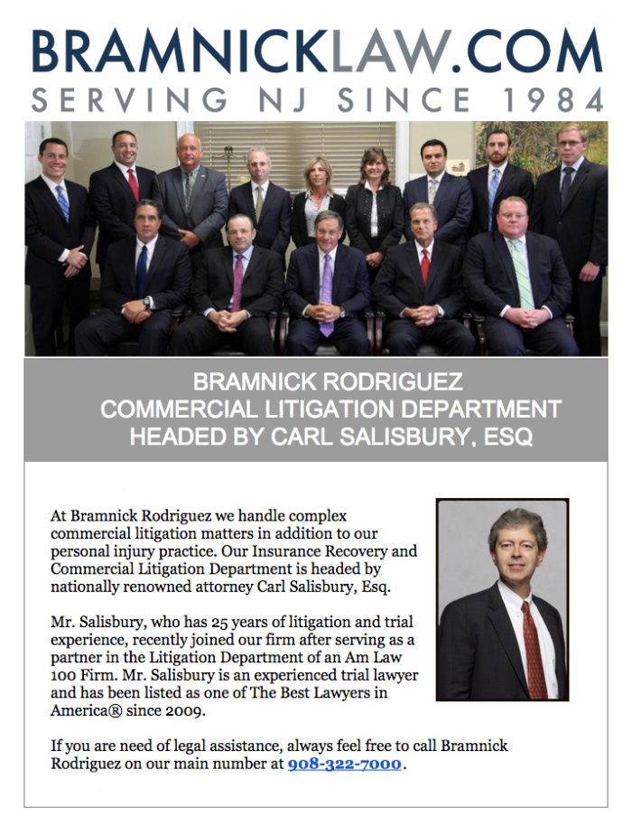 Attorney Carl Salisbury Heads Bramnick Law's Commercial Litigation Team ...